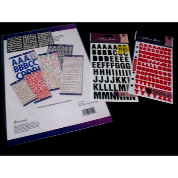 Ek Success | Office | Sticko Alphabet Stickersblack Futura Bold Large ...